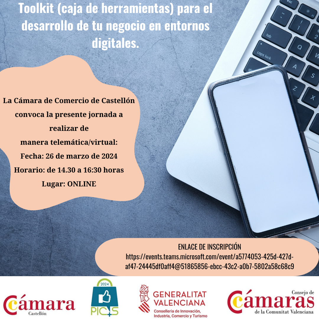 Toolkit (caja de herramientas) para el desarrollo de tu negocio en entornos digitales.