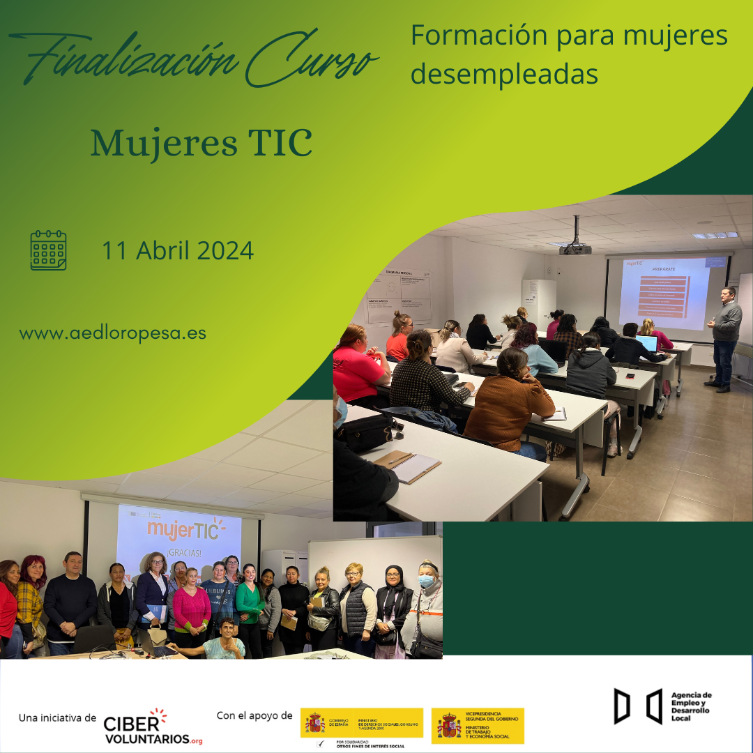 Finalización Curso Mujeres TIC.