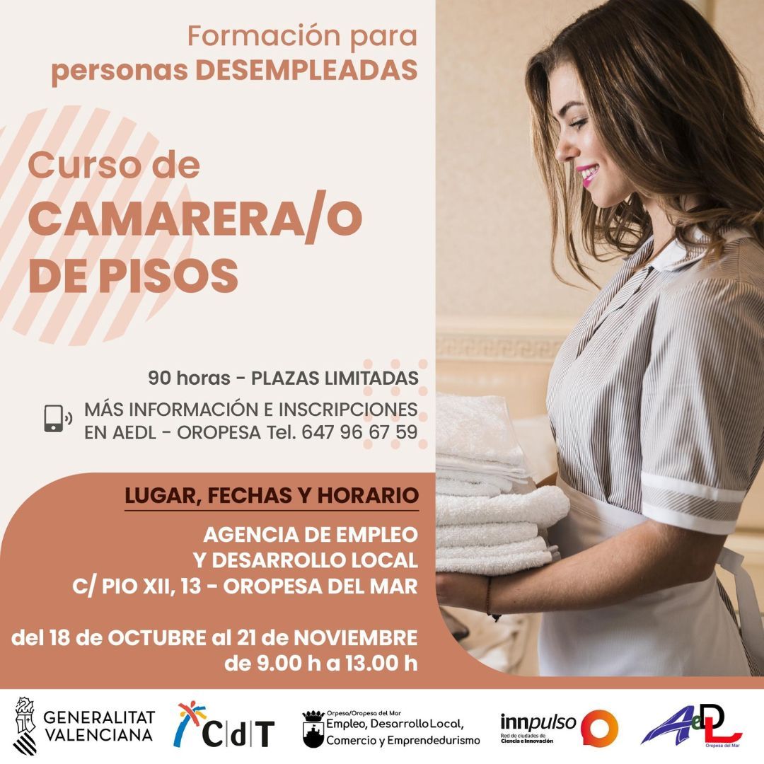 Curso Camarera o De Pisos Curso Camarera o De Pisos